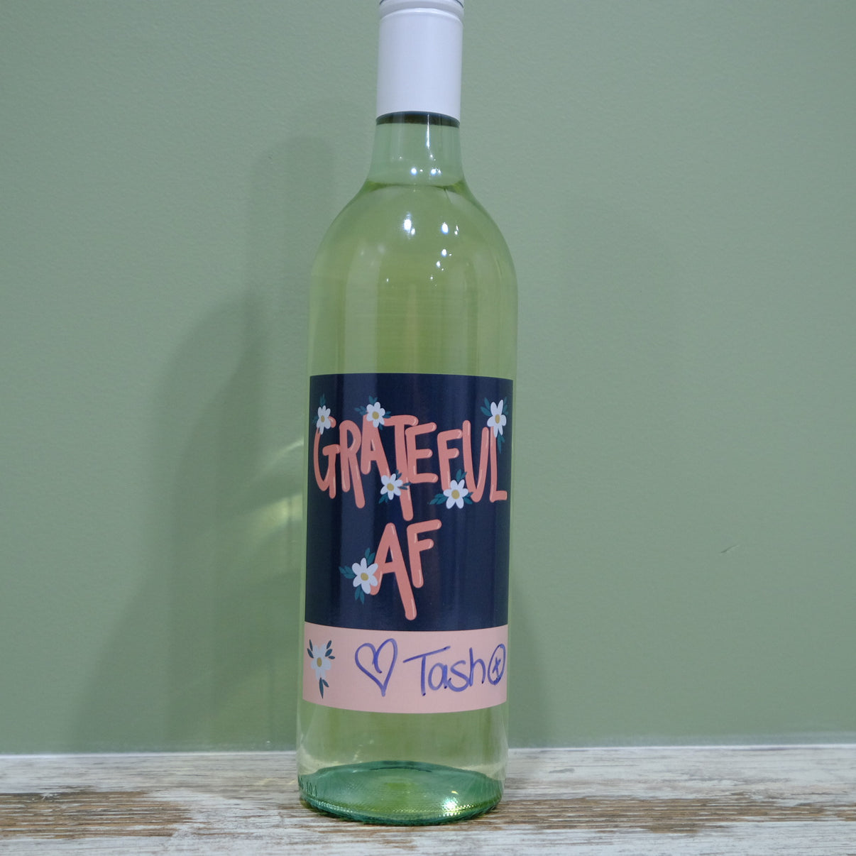 Wine bottle labels - Thank you/teacher theme – Wild Coral Creations